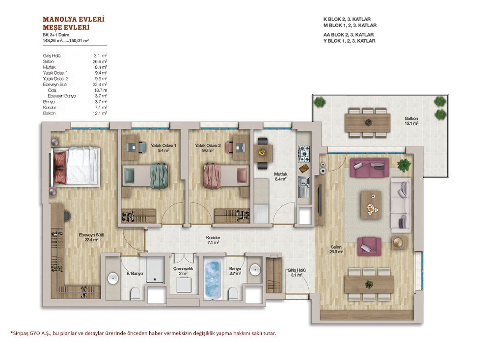 Aydos Country Projesi ve Fiyatları