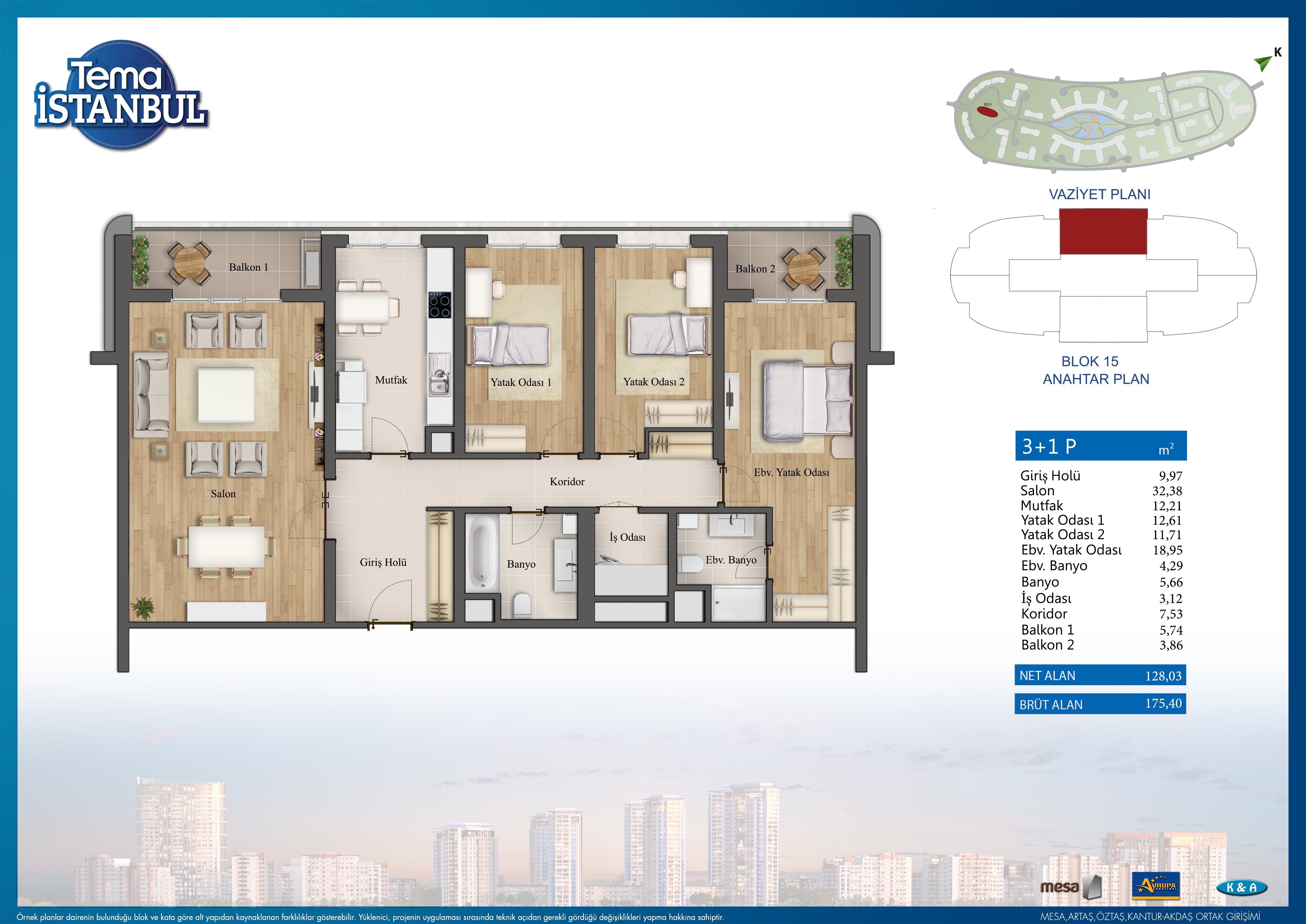 Tema İstanbul Projesi ve Fiyatları